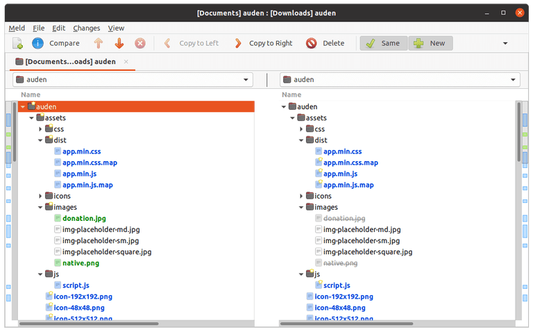 Compare Files and Folders Graphically in Linux With Meld - Linux Punx