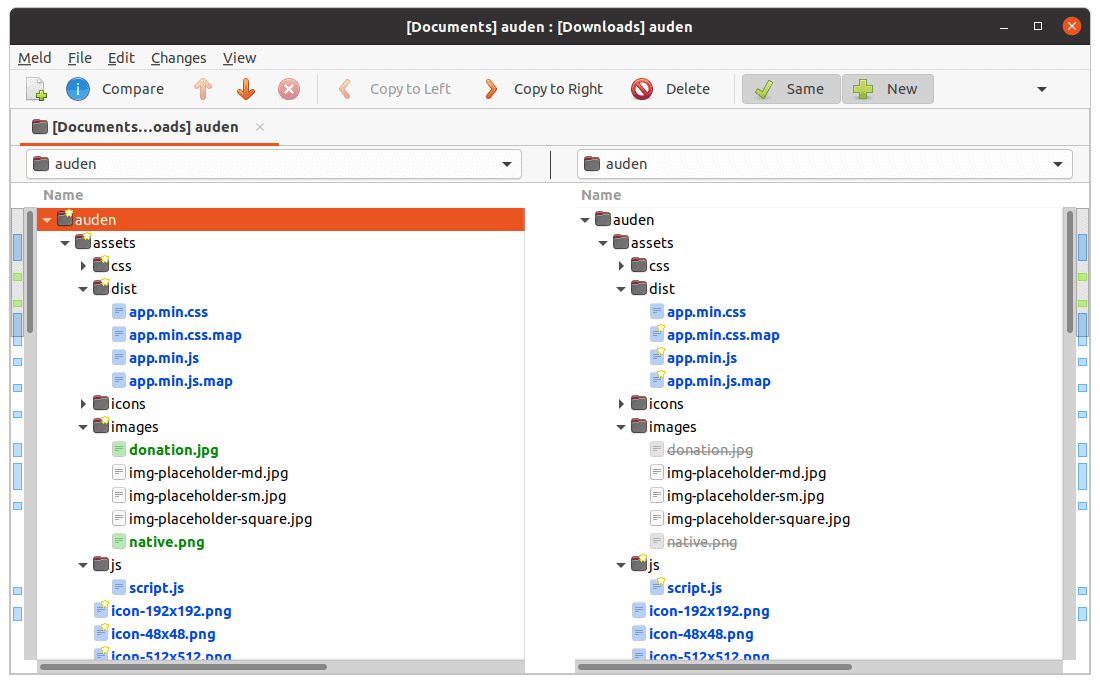 Compare Files and Folders Graphically in Linux With Meld - Linux Punx