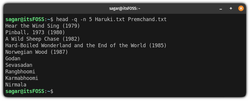 Using head Command in Linux - Linux Punx