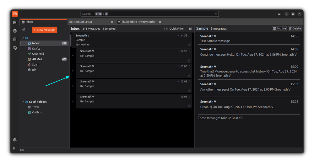 Tips and Tweaks for Handling Message Threads in Thunderbird - Linux Punx