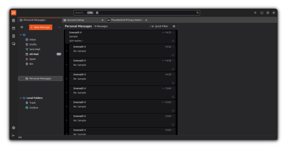 Tips And Tweaks For Handling Message Threads In Thunderbird Linux Punx